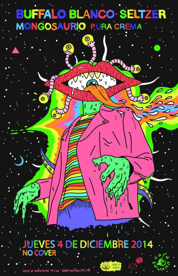 Buffalo Blanco, Seltzer, Mongosaurio y Pura Crema en el Café Iguana ...